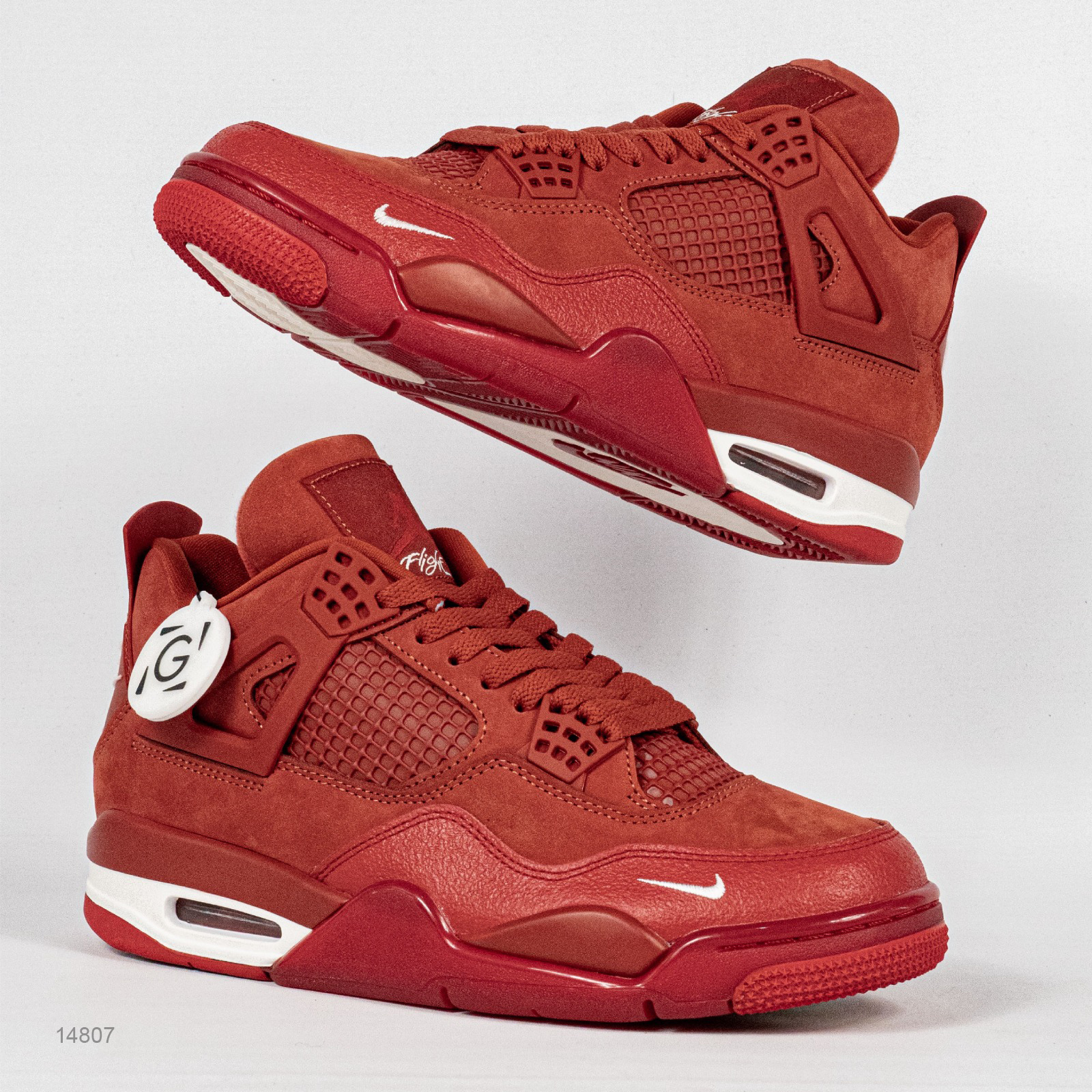 Sepatu Air Jordan 4 Retro OG SP Nigel Sylvester Brick by Brick Red Bata ...